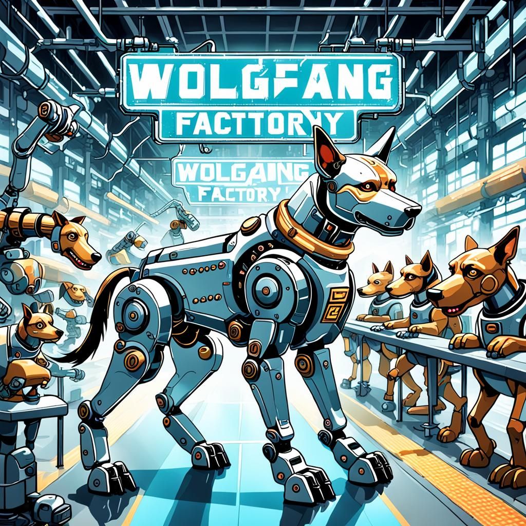 Cyborg Factory - AI Generated Artwork - NightCafe Creator