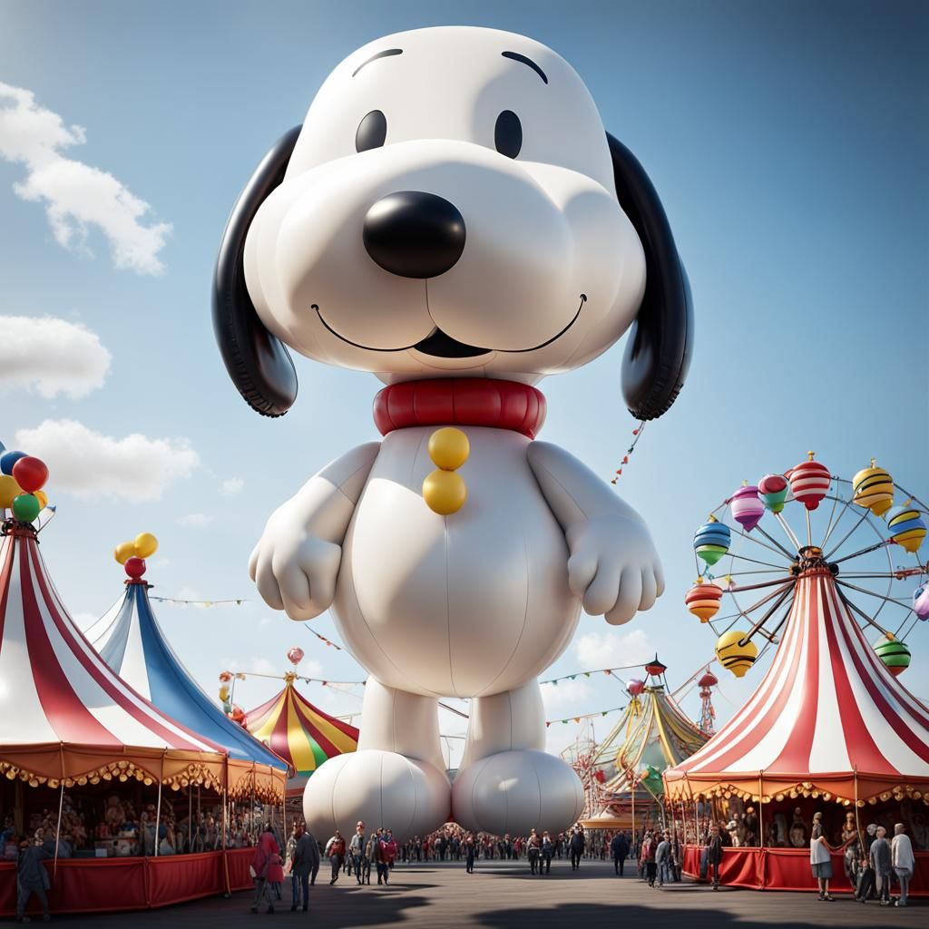 Balloon Snoopy - AI Generated Artwork - NightCafe Creator