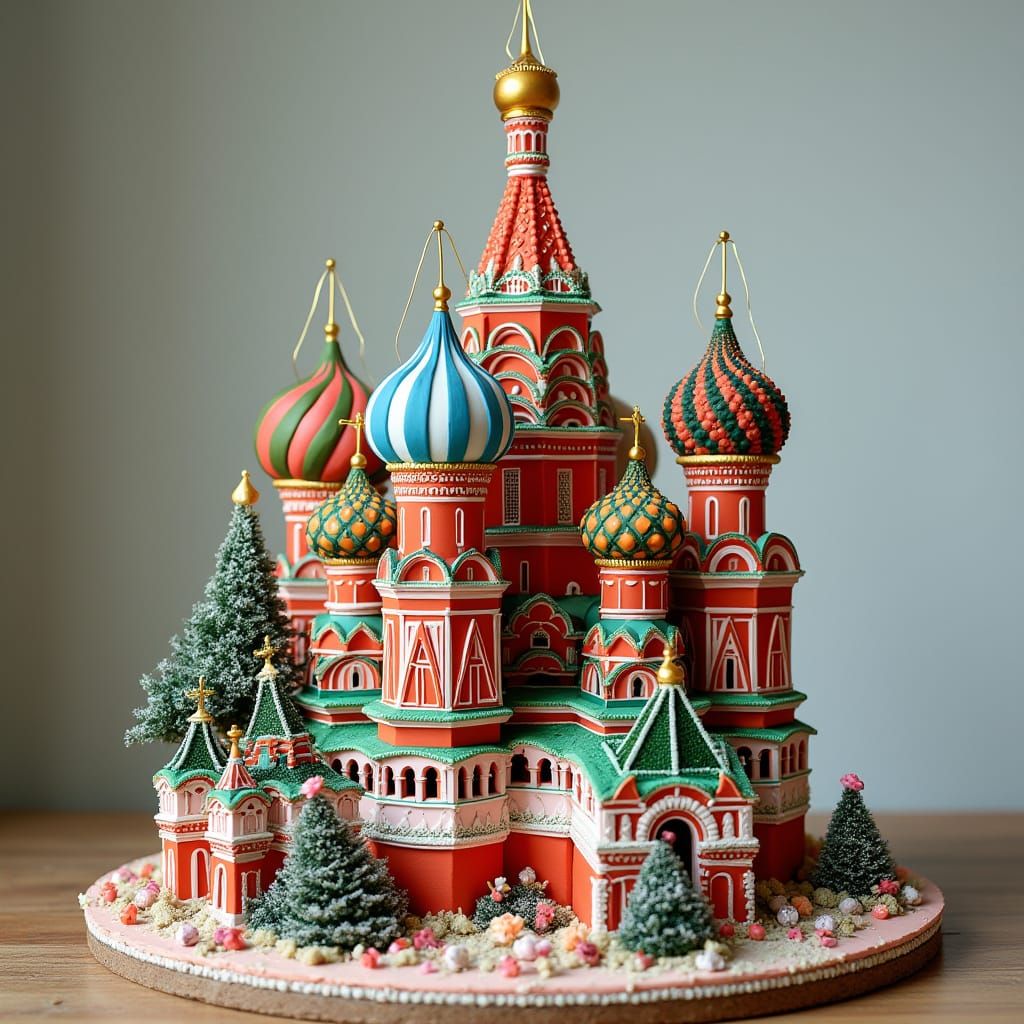 Cathedral cakes: St Basils Cathedral ⛪️