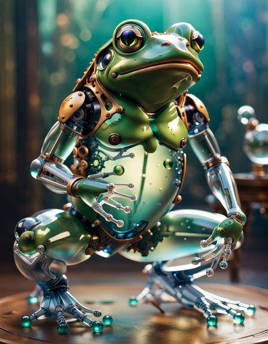 cyborg frog : r/nightcafe