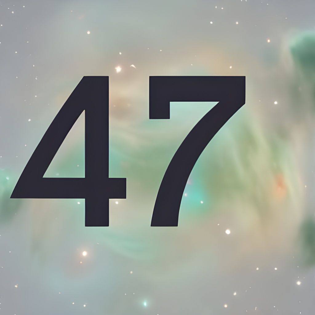 The Number 47 Surrounded by Nebula, Planets and one Star - the Anomaly ...