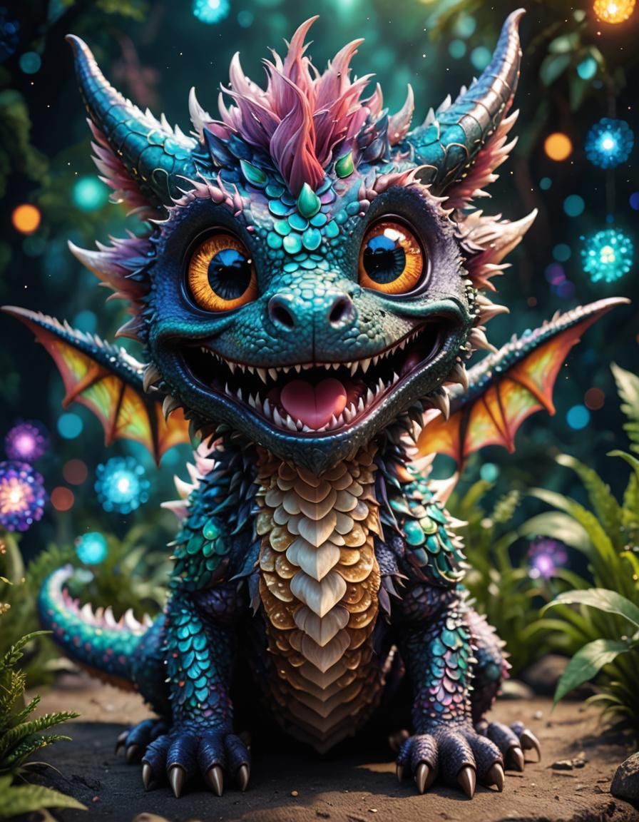 Fairy Dragon - AI Generated Artwork - NightCafe Creator