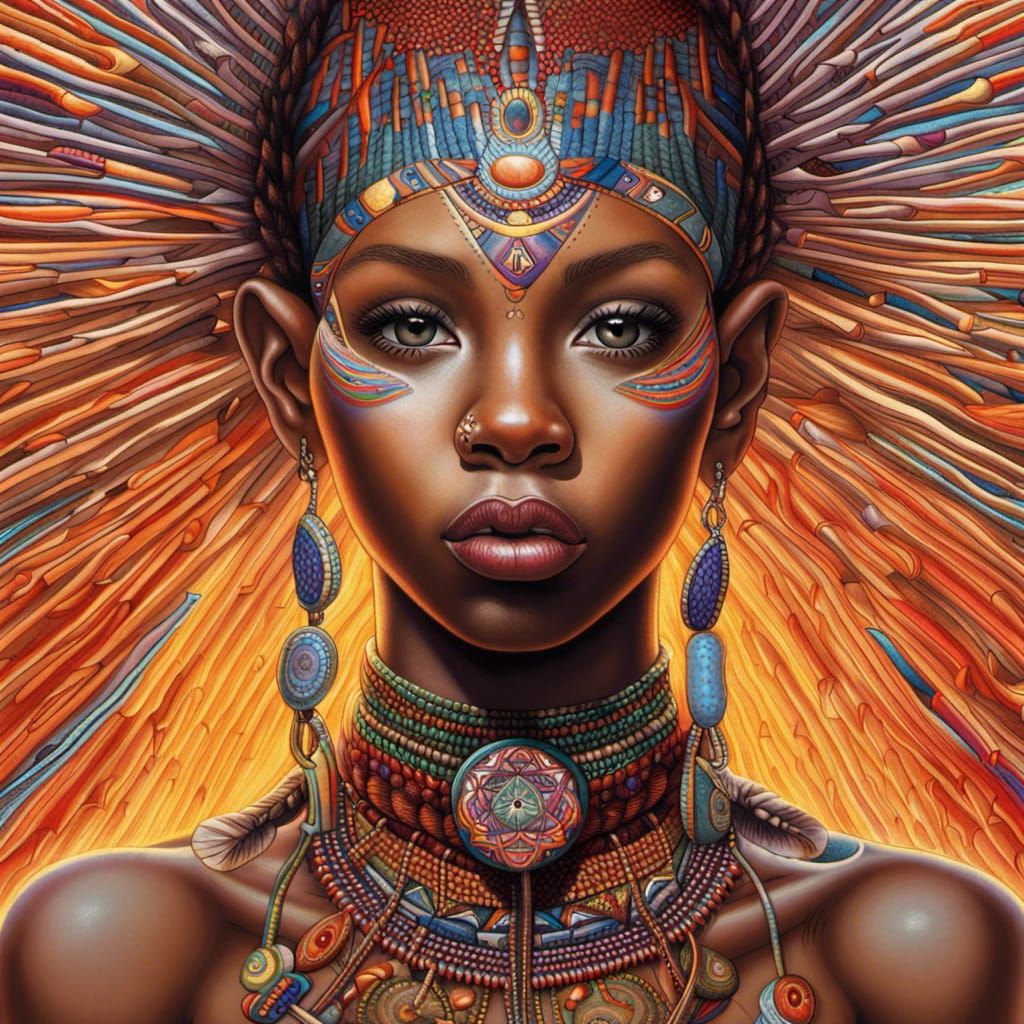 Afro-psytrance artwork - AI Generated Artwork - NightCafe Creator