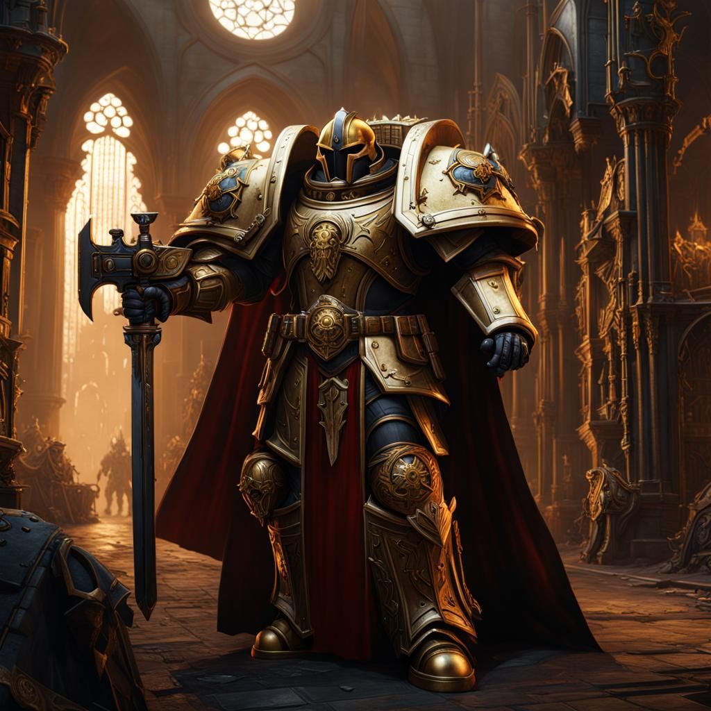 Warhammer 40k, Custodes - AI Generated Artwork - NightCafe Creator