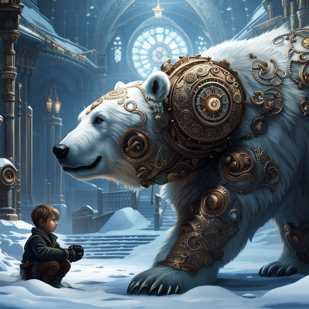 robo bear - AI Generated Artwork - NightCafe Creator