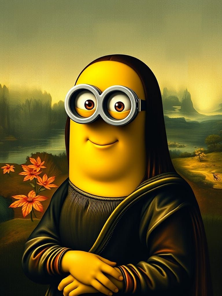 Minona Lisa - Mona Lisa Meets the Lucasfilm Minion