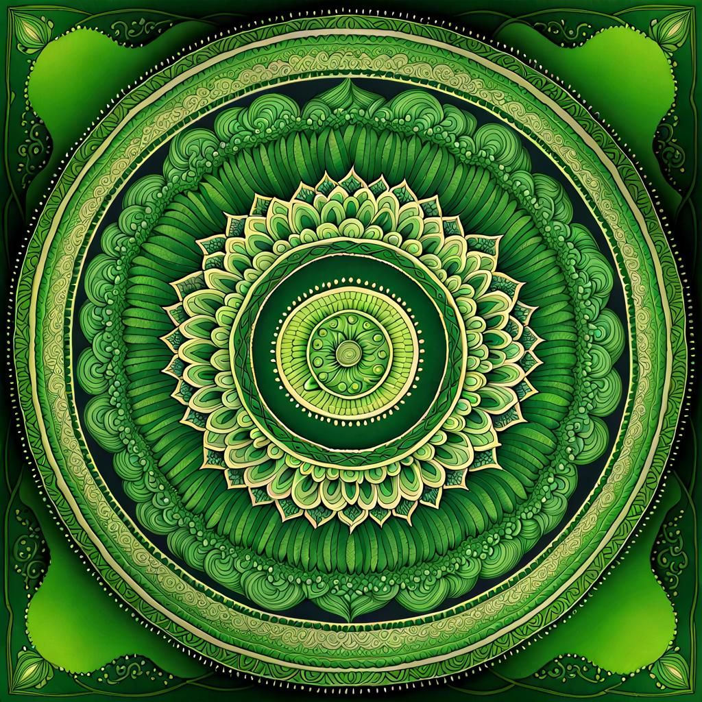 A beautiful mandala, fine line art, intricately detailed,kinetic ...