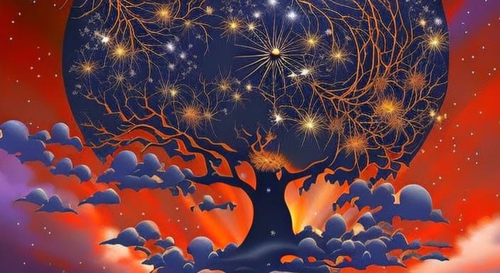 World Tree In Space - AI Generated Artwork - NightCafe Creator