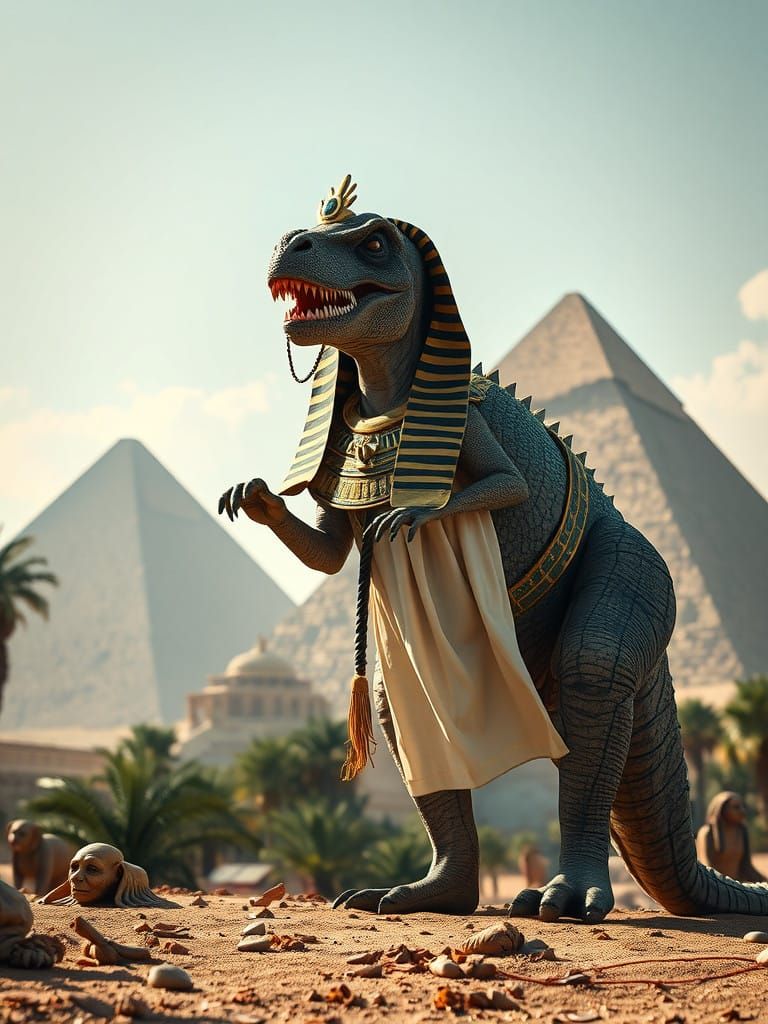 Ancient Priest II - Ancient Dinosaur Priest Performs Ritual ...