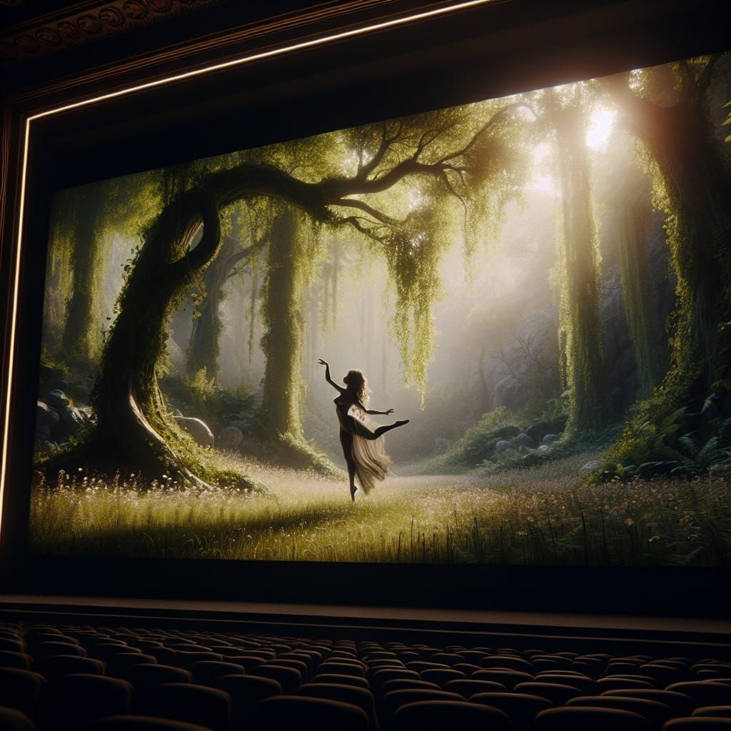 A Nymph in a Forest Glade - AI Generated Artwork - NightCafe Creator