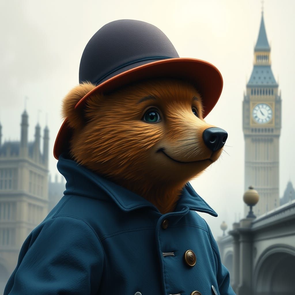 Paddington Bear Face Profile - Paddington Bear Face Profile