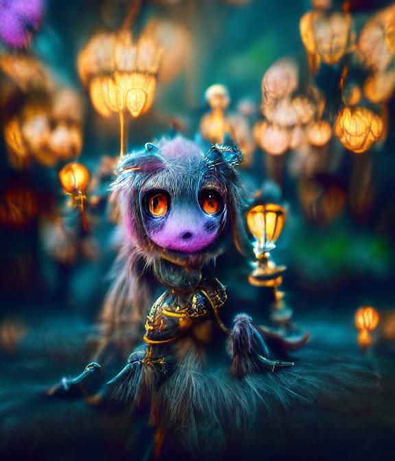 Cute fantasy creature Dark Crystal puppets beautifully lit Albert ...