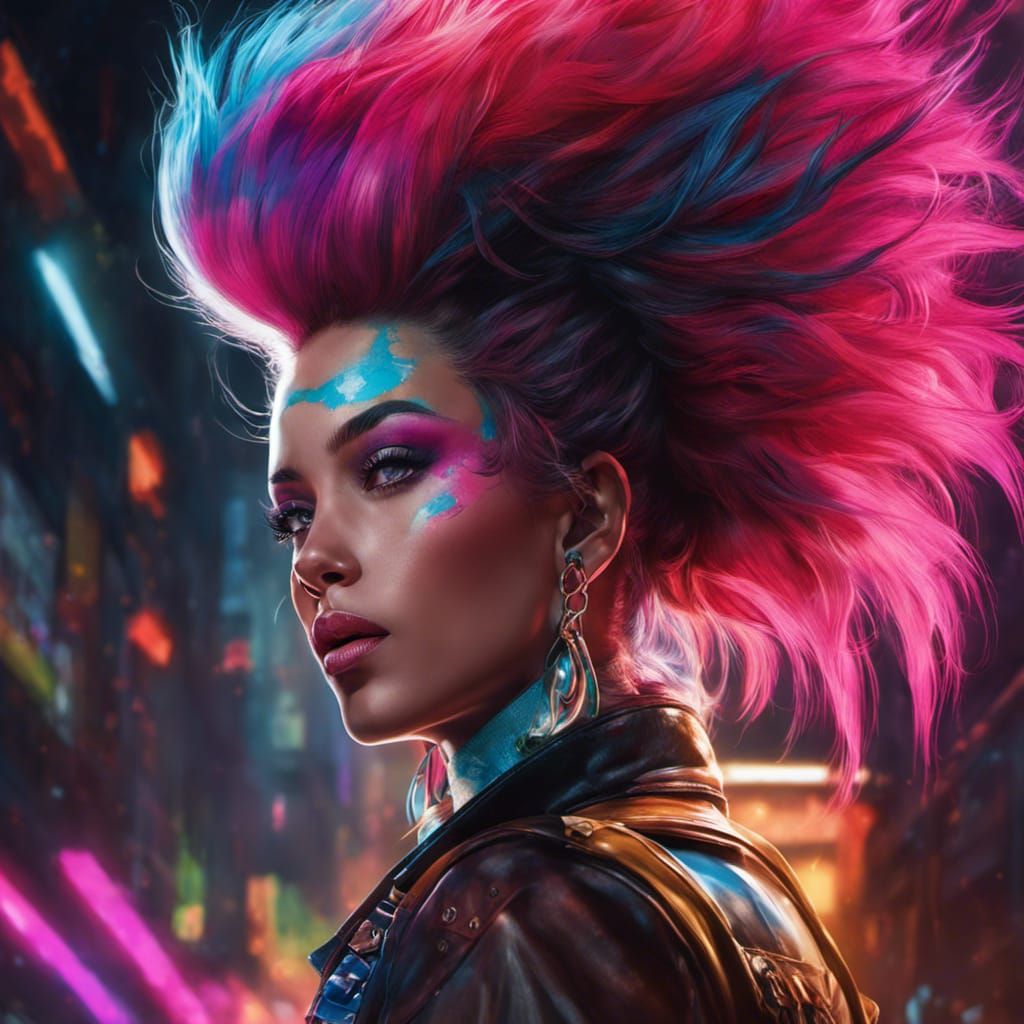 punk rocker - AI Generated Artwork - NightCafe Creator