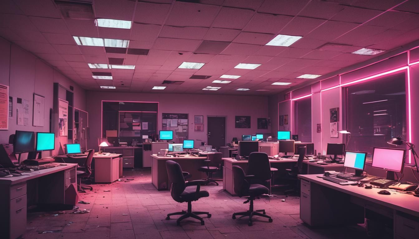 liminal office - AI Generated Artwork - NightCafe Creator