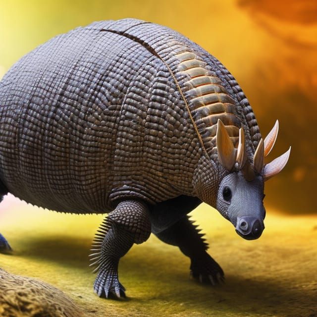 Spikey armadillo - AI Generated Artwork - NightCafe Creator