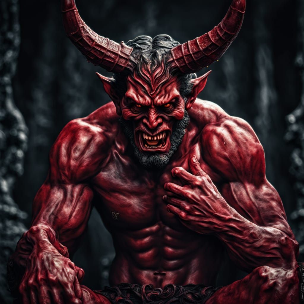 A devil that symbolizes anxiety - Dark Angel of Turmoil in H...
