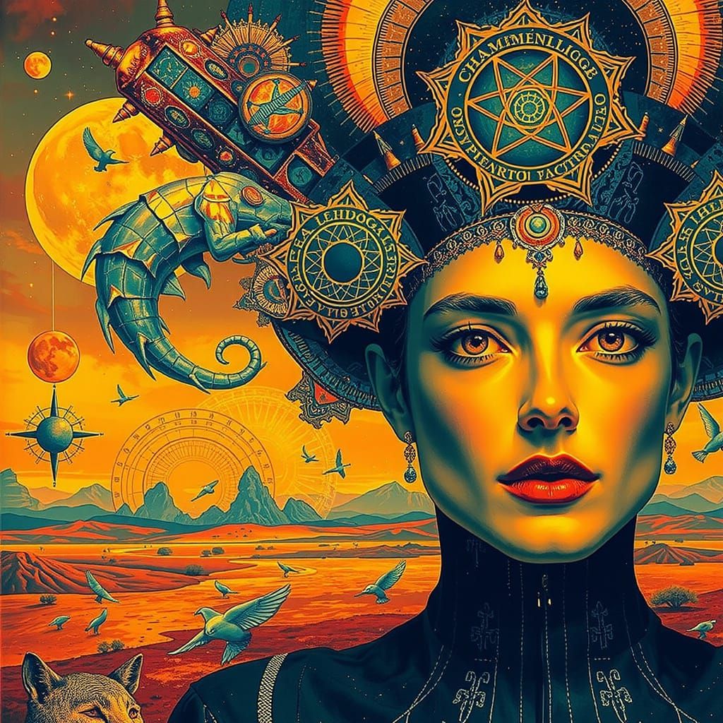 Abstract Visualization of Scientific Domains - AI Art