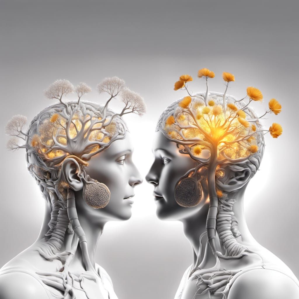 Vibrant Neuroart Landscape with Delicate Bridge an... - AI Art