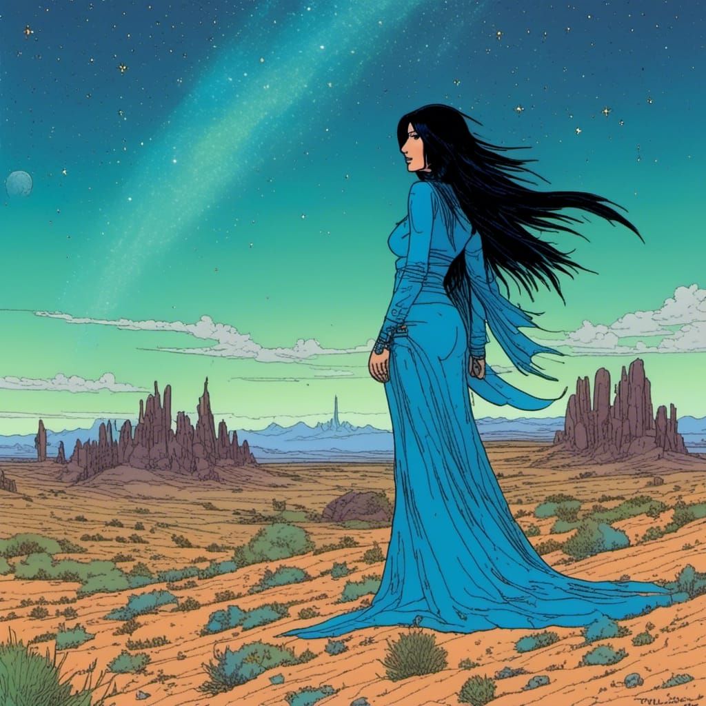 Blue Guide - AI Generated Artwork - NightCafe Creator