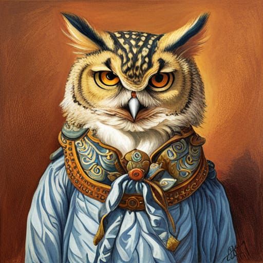 Owlo there? - AI Generated Artwork - NightCafe Creator