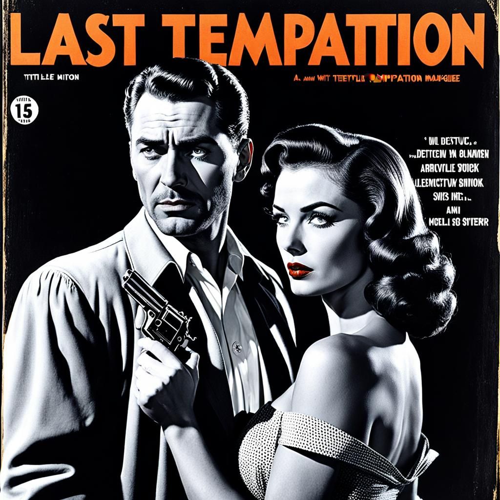 "Last Temptation" magazine with story contents. - AI Generated Artwork ...