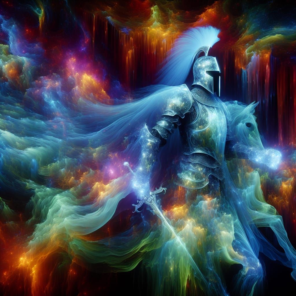 Ghost knight - AI Generated Artwork - NightCafe Creator