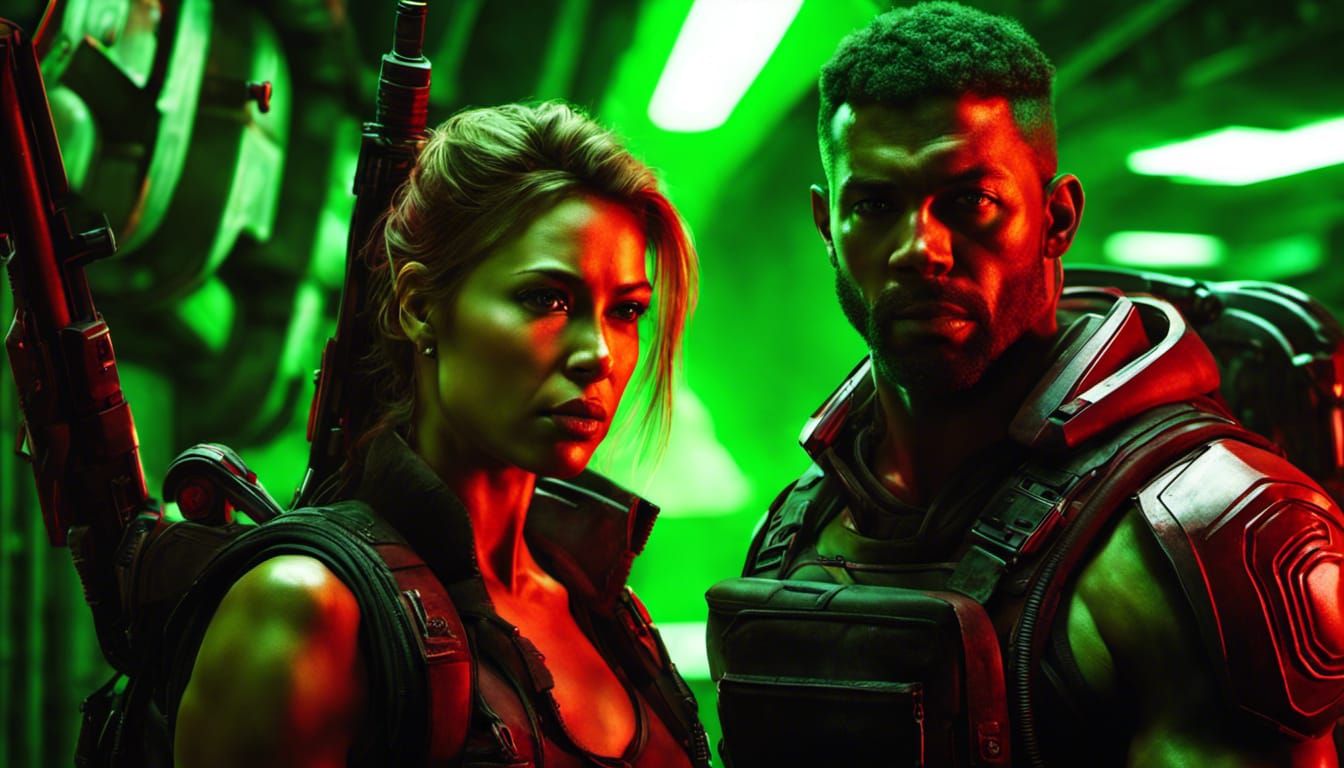 Action movie scene V - AI Generated Artwork - NightCafe Creator