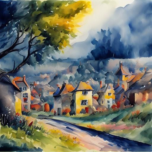 watercolor - AI Generated Artwork - NightCafe Creator