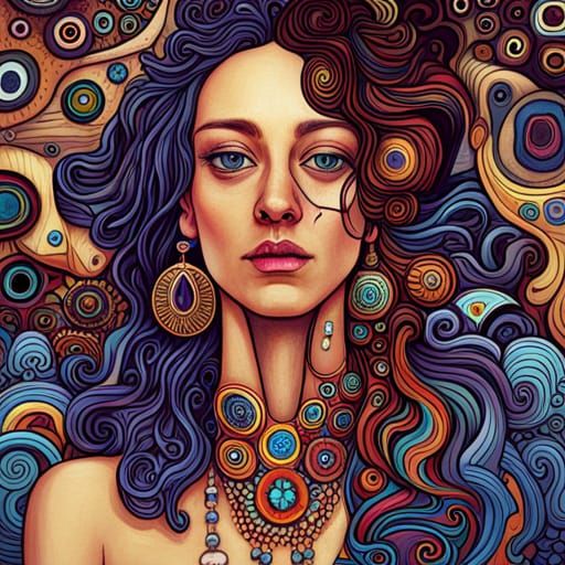 Psychedelia séries... - AI Generated Artwork - NightCafe Creator