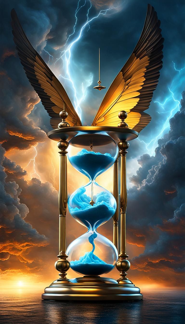 Time Is Relative Skies - AI Generated Artwork - NightCafe Creator