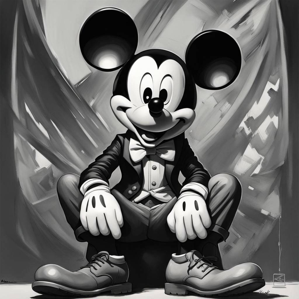 Steamboat Willy Out of Work - AI Generated Artwork - NightCafe Creator