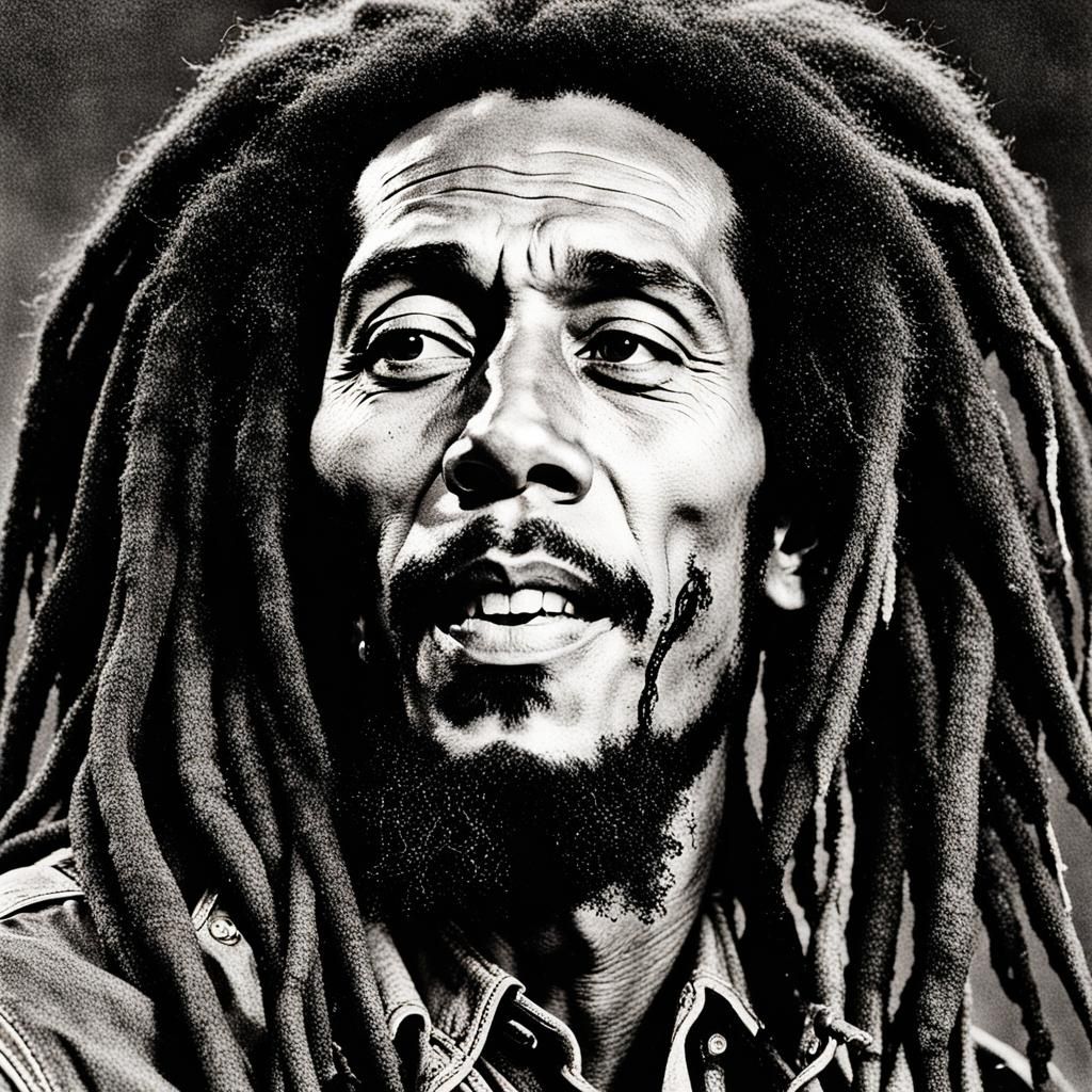 Bob Marley - AI Generated Artwork - NightCafe Creator
