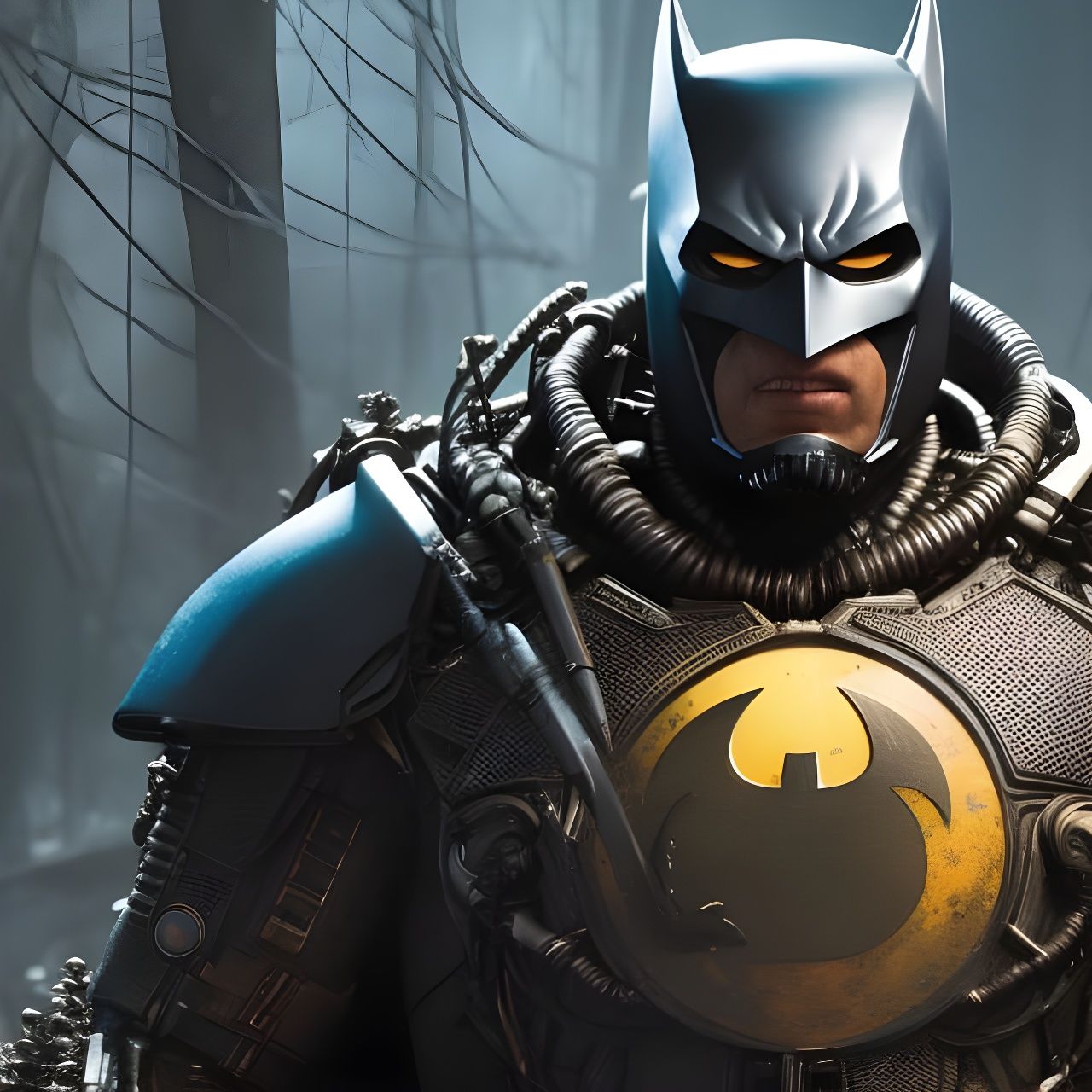 Reverse Batman - AI Generated Artwork - NightCafe Creator