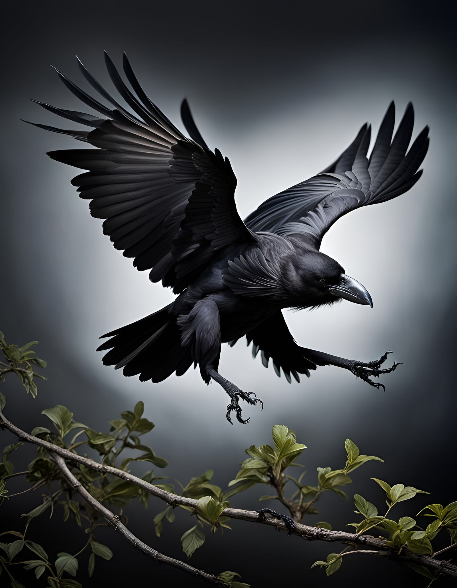 Corvus Corax … - AI Generated Artwork - NightCafe Creator