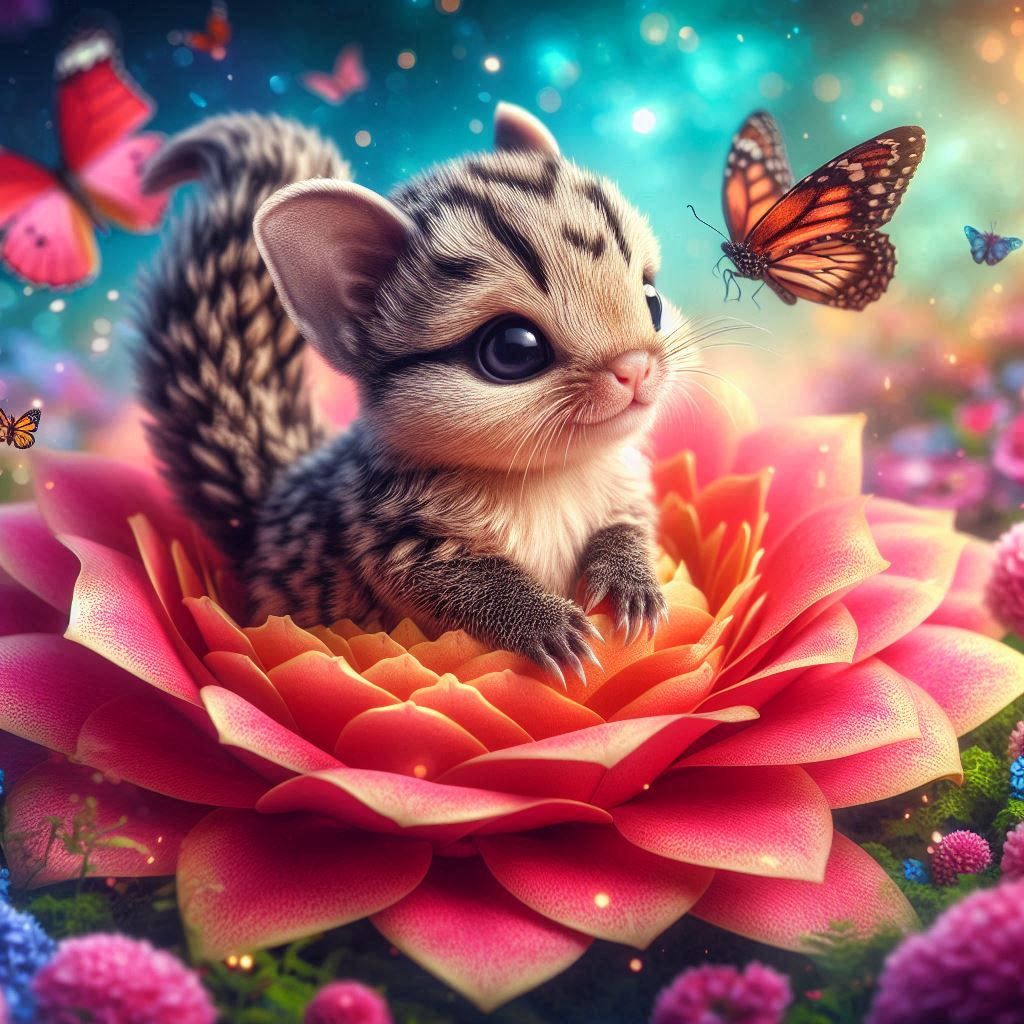 Fire Squirrel - AI Generated Artwork - NightCafe Creator