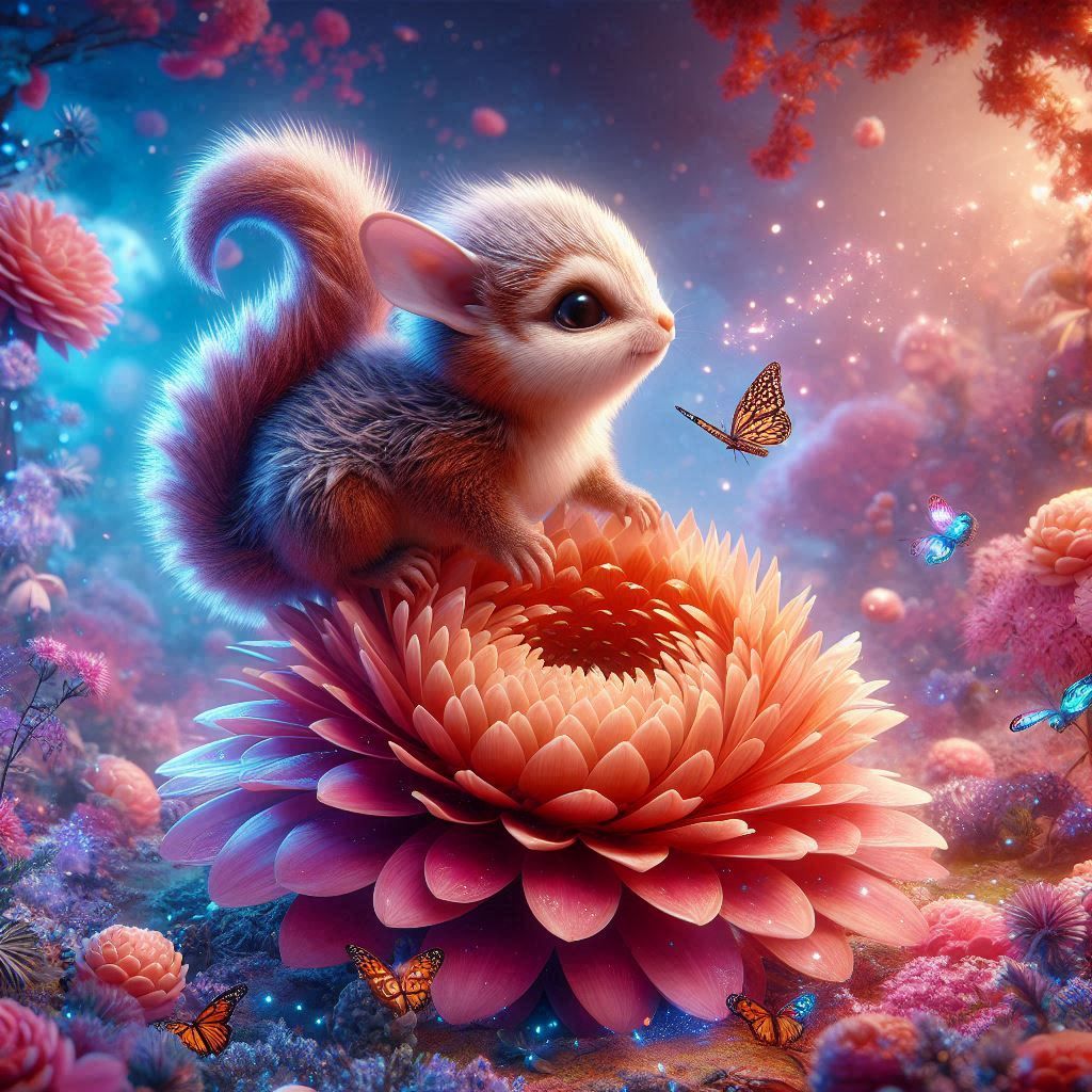 Fire Squirrel - AI Generated Artwork - NightCafe Creator