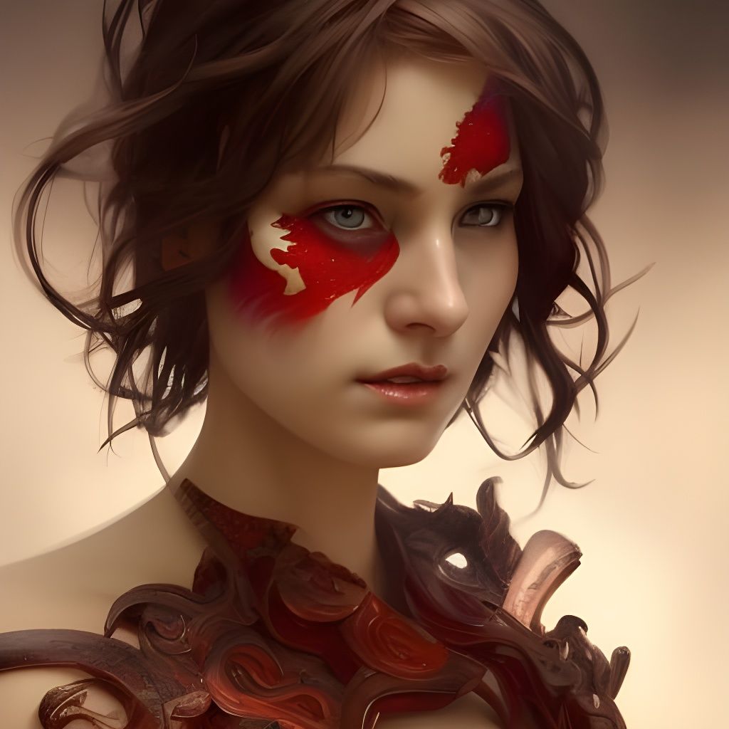 Women Face Paint. - AI Generated Artwork - NightCafe Creator