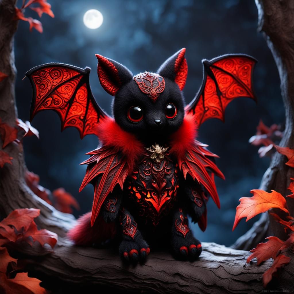 Chibi bat - AI Generated Artwork - NightCafe Creator
