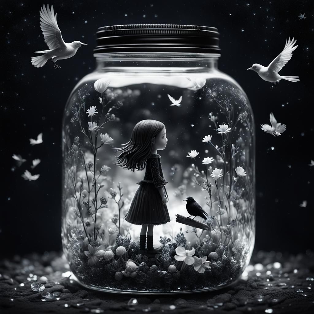 Littel girl - AI Generated Artwork - NightCafe Creator