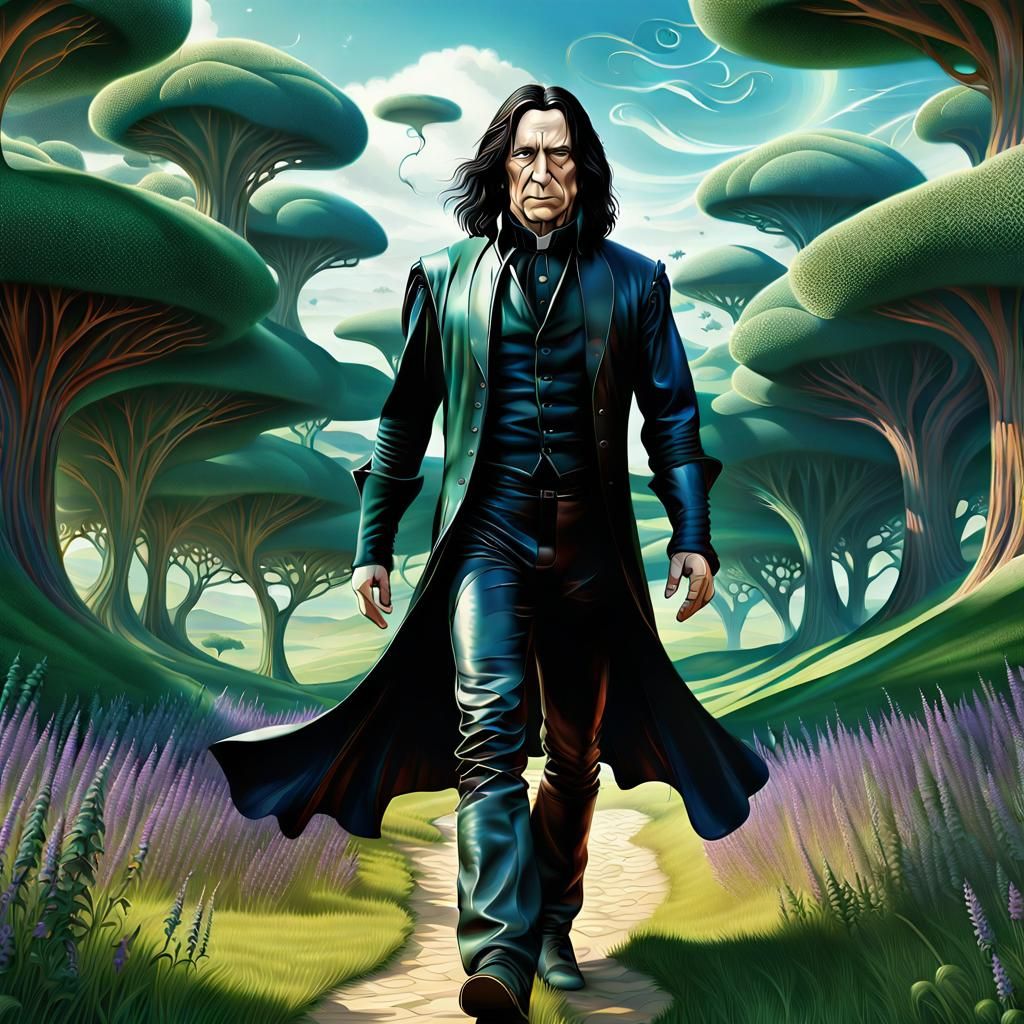 Attractive Severus Snape - AI Generated Artwork - NightCafe Creator