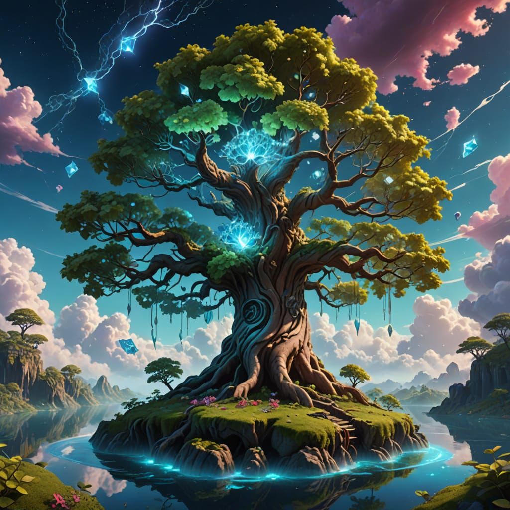 The Magical Tree Of Calindra - Ancient Enchanted Tree of Won...