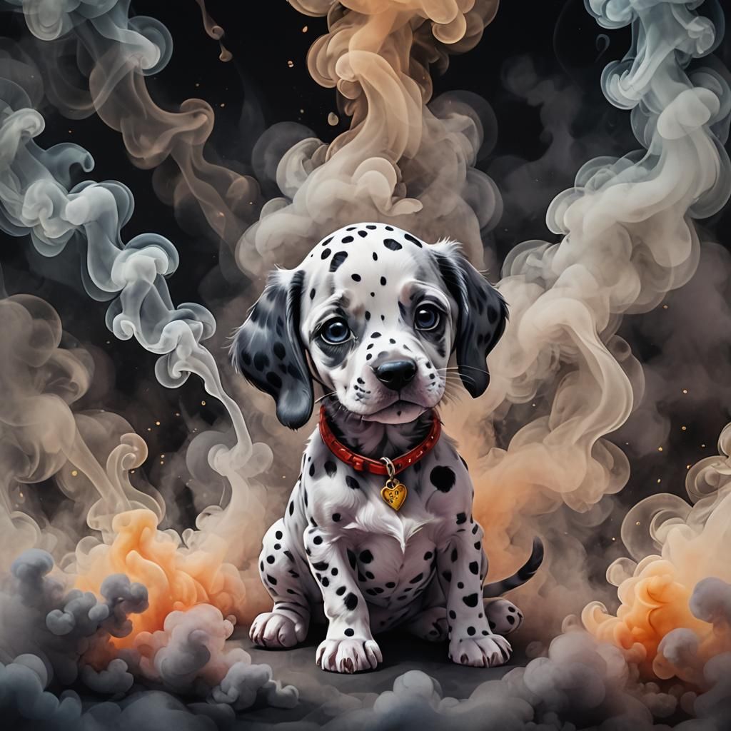 2 Dalmatian - AI Generated Artwork - NightCafe Creator
