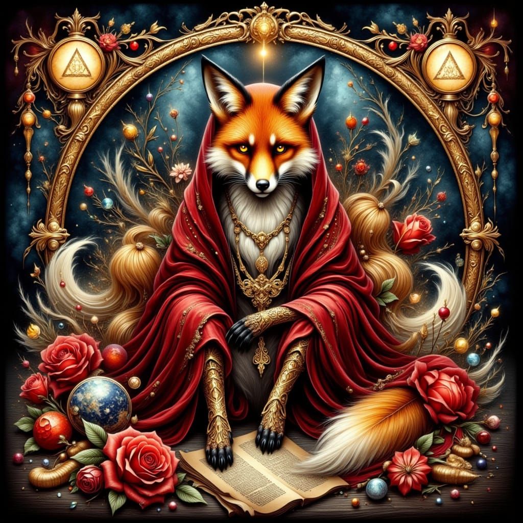 The Crimson Kitsune Oracle