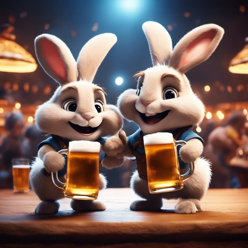 The Hoppy Beer Festival - AI Generated Artwork - NightCafe Creator