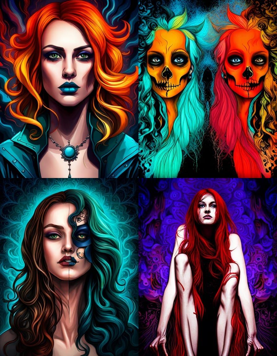 Girls are wild and weird - AI Generated Artwork - NightCafe Creator