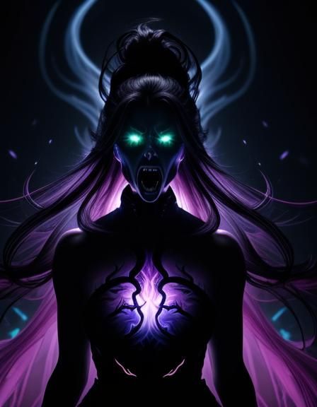 The Dark Banshee - AI Generated Artwork - NightCafe Creator
