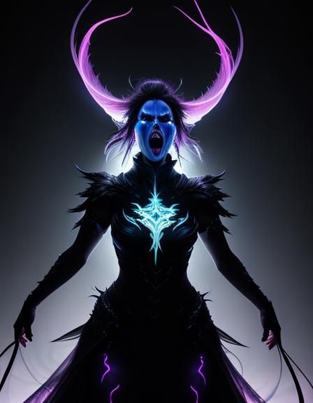 The Dark Banshee - AI Generated Artwork - NightCafe Creator