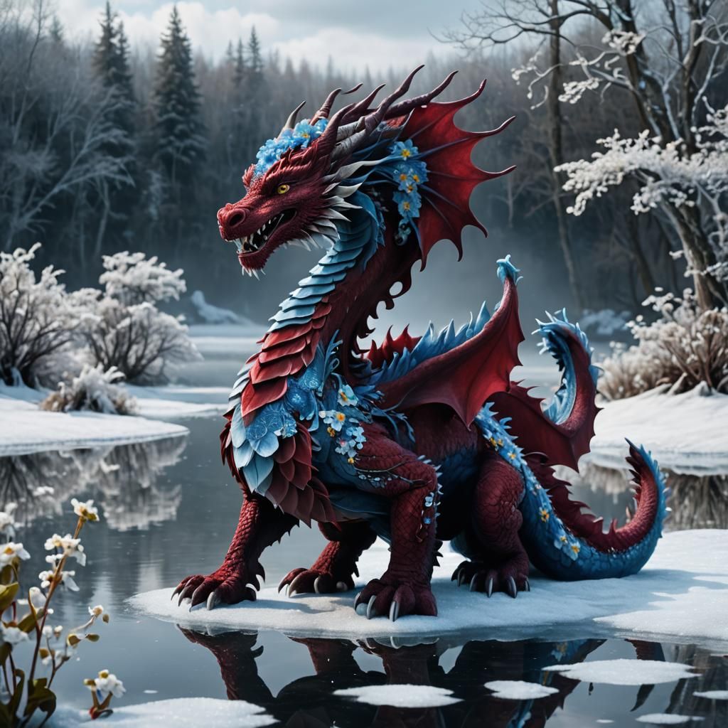 Spring Dragon - AI Generated Artwork - NightCafe Creator