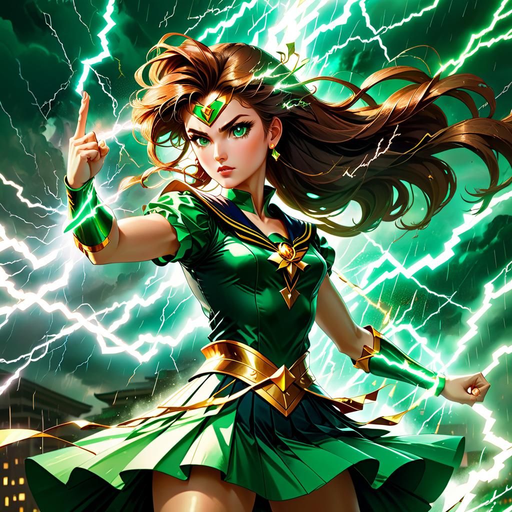 Angry Sailor Jupiter - AI Generated Artwork - NightCafe Creator
