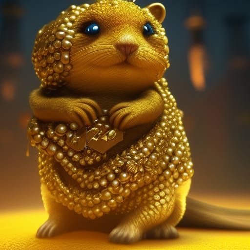 queen hamster - AI Generated Artwork - NightCafe Creator